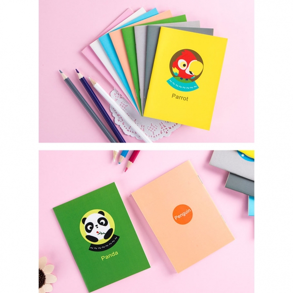 Cute Animals Owl Panda Mini Notebooks Small Notepads Notes Pad Pocket ...